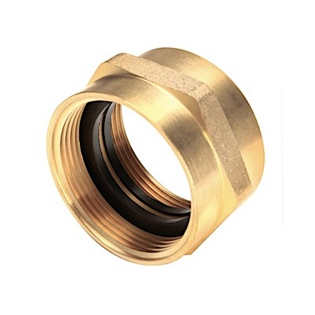 Female (Rigid) x Female (Rigid) Brass Adapter (Hex) – Fire Adapters
