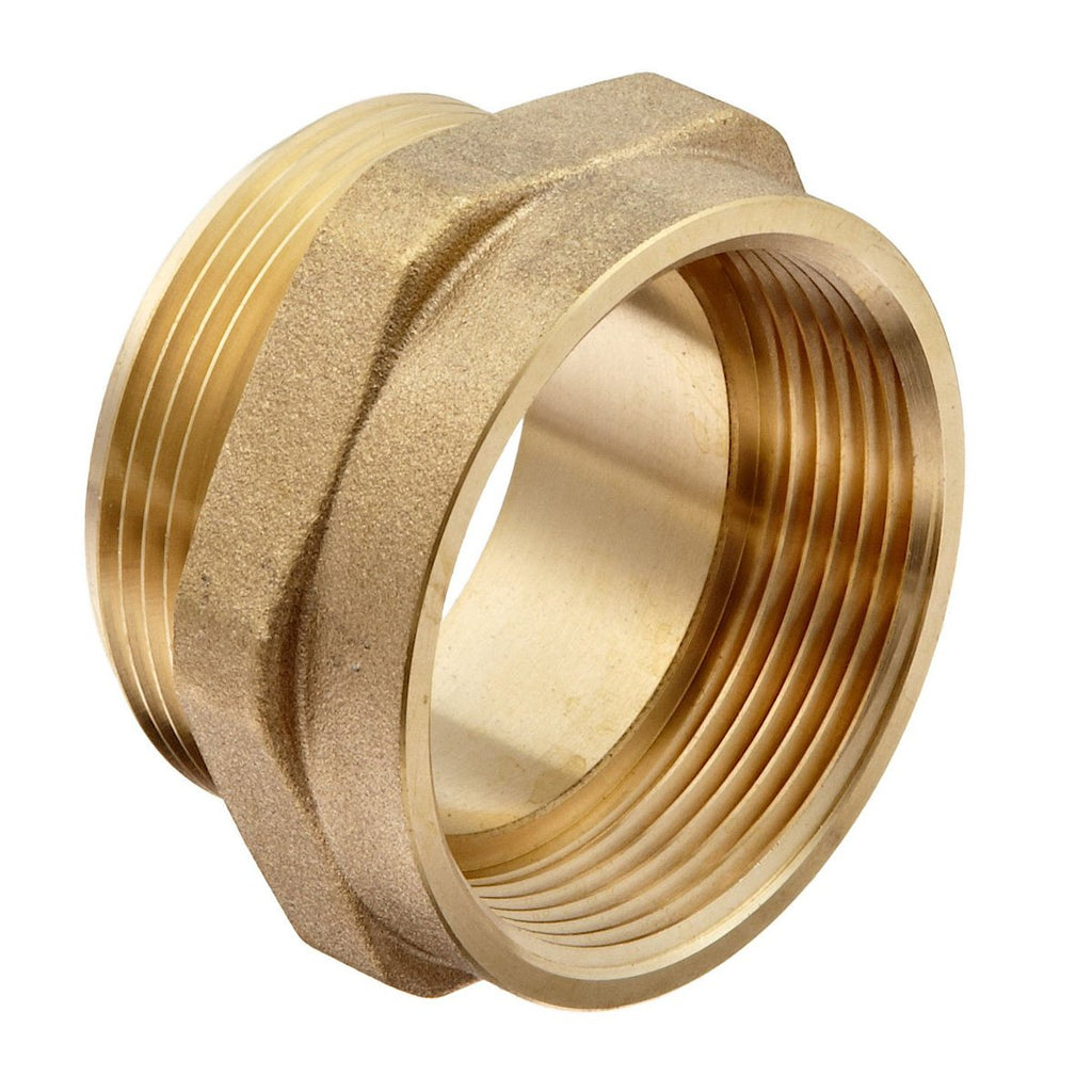Female (Rigid) x Male (Rigid) Brass Adapter (Hex) – Fire Adapters